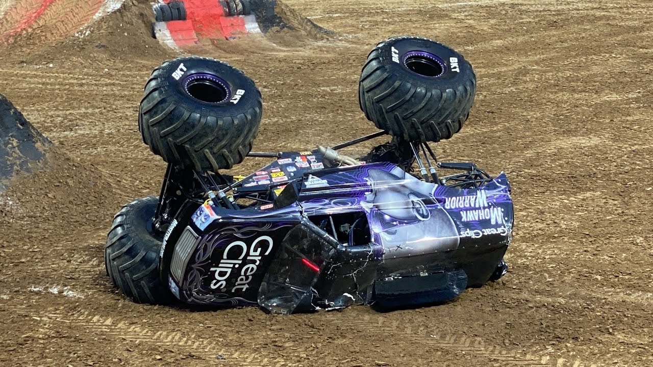 Monster Jam Minneapolis 2023 Show 2 Freestyle | Great Clips Mohawk ...