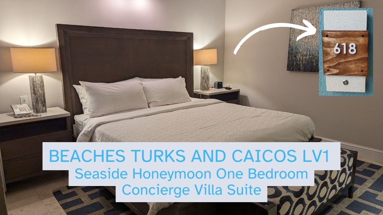 Beaches Turks and Caicos Seaside LV1 Room Tour {Honeymoon One Bedroom ...