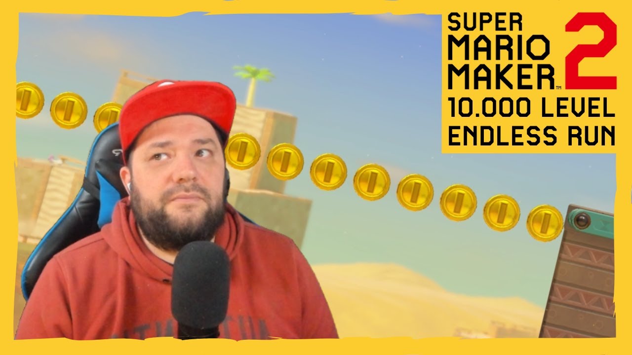 2249+ | 10K Endless RUN | 10000 Level Mario Maker 2 Challenge - YouTube