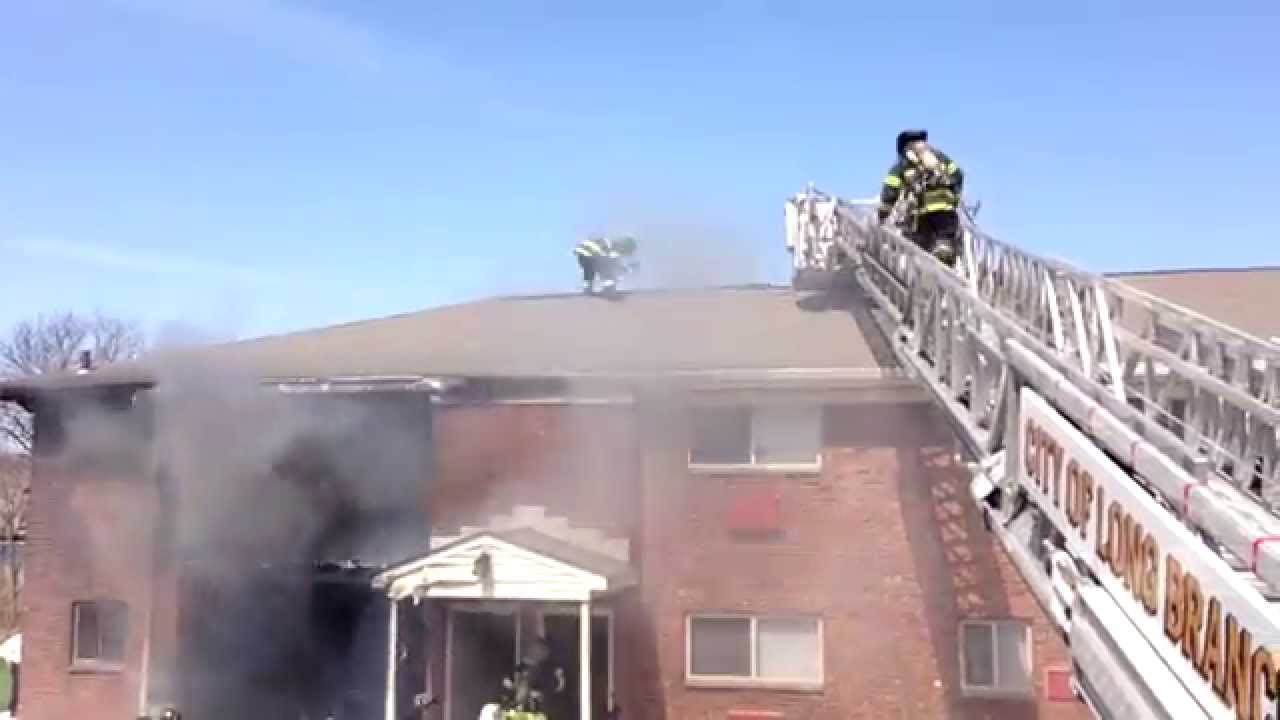 Long Branch 2nd Alarm Structure Fire - YouTube