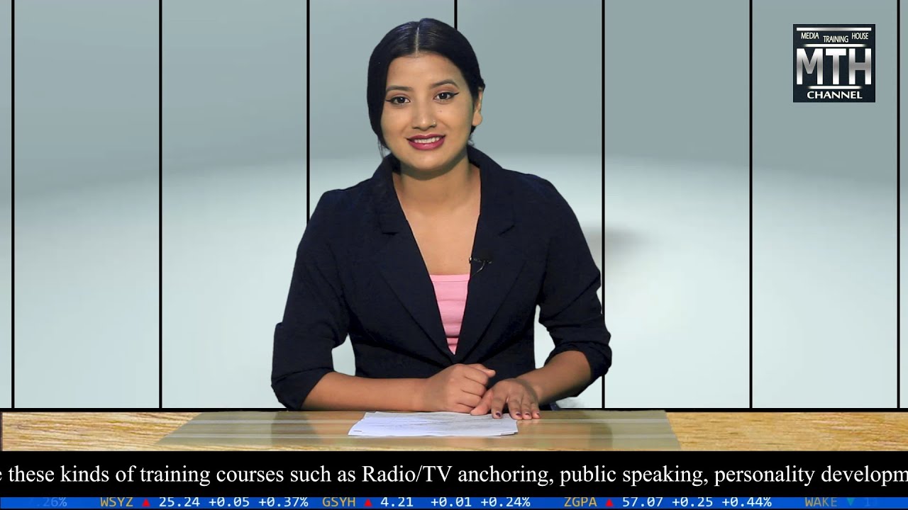 Nepali News Anchoring Training Session || Rojina Rawal || Media ...