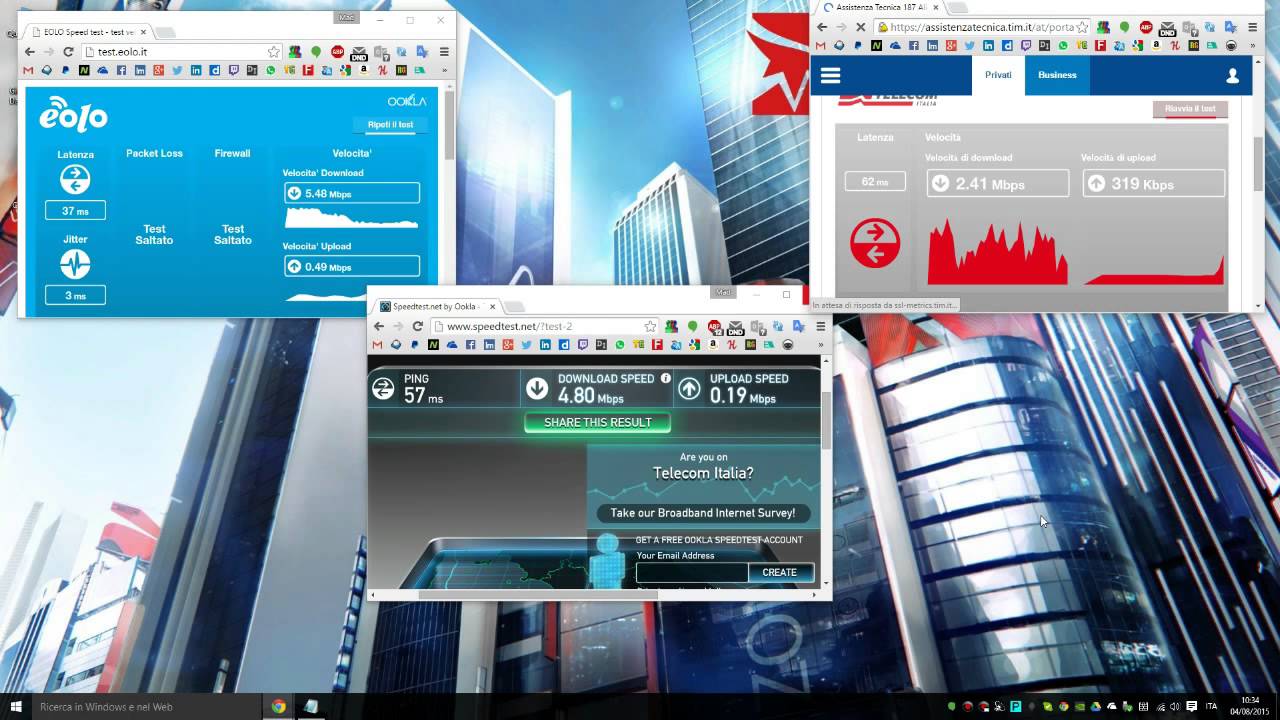 Test ADSL GRATIS: Speed test a confronto - TUTORIAL PC HD ITA - YouTube