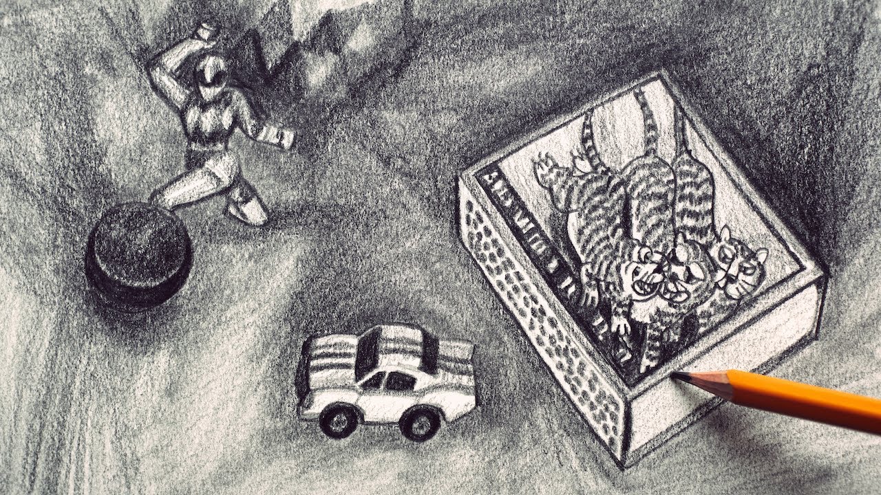 Still Life ASMR Pencil Drawing No Talking - YouTube