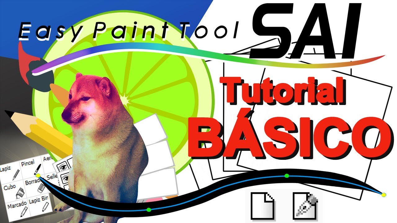 Tutorial Easy Paint Tool SAI (Básico) por Kurumenap - YouTube