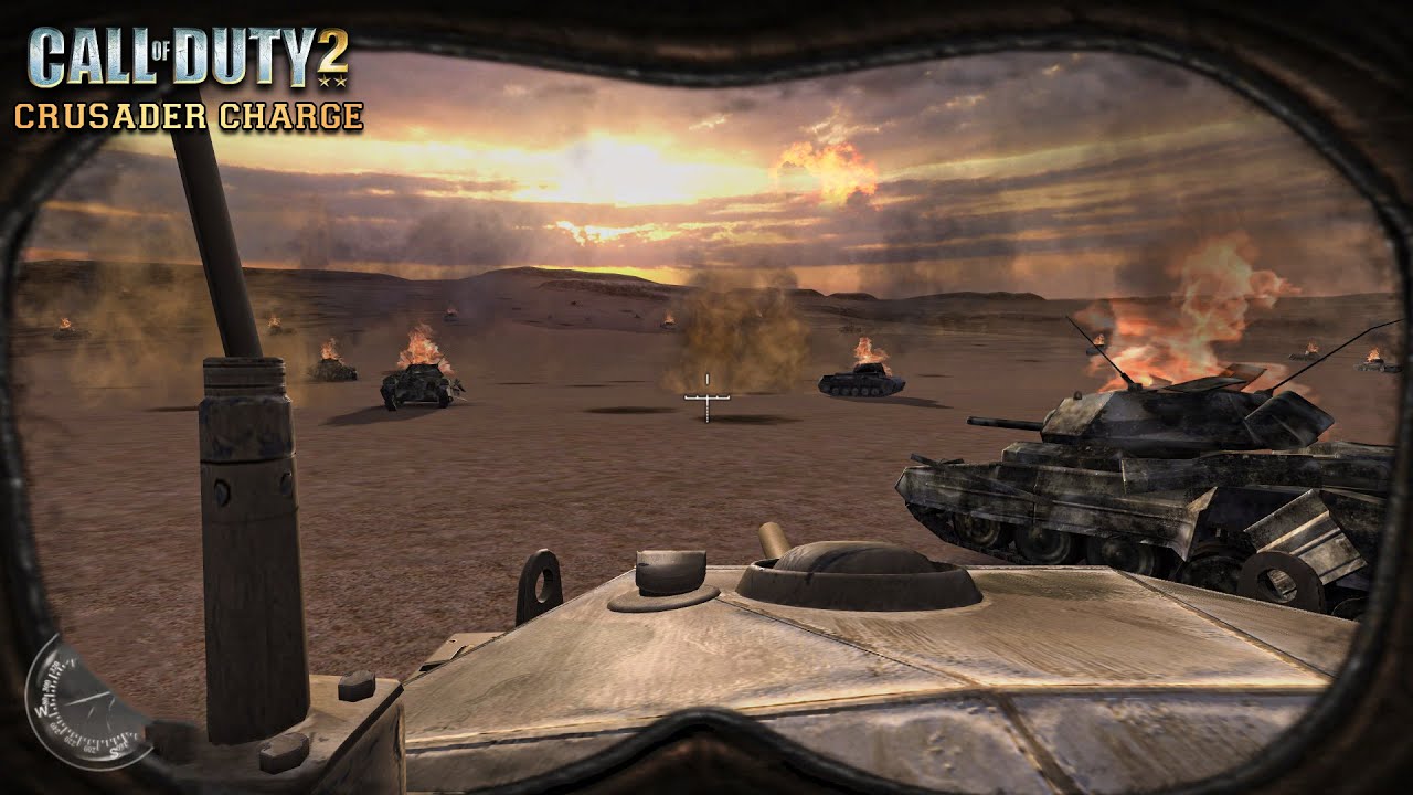 Call of Duty 2- Mission 12: Crusader Charge "Veteran mode" - YouTube
