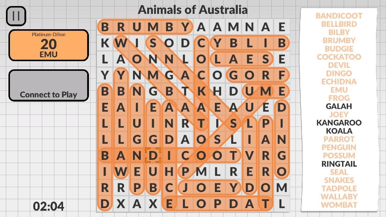 Word Search by POWGI PS4 Animal Kingdom Puzzles - YouTube
