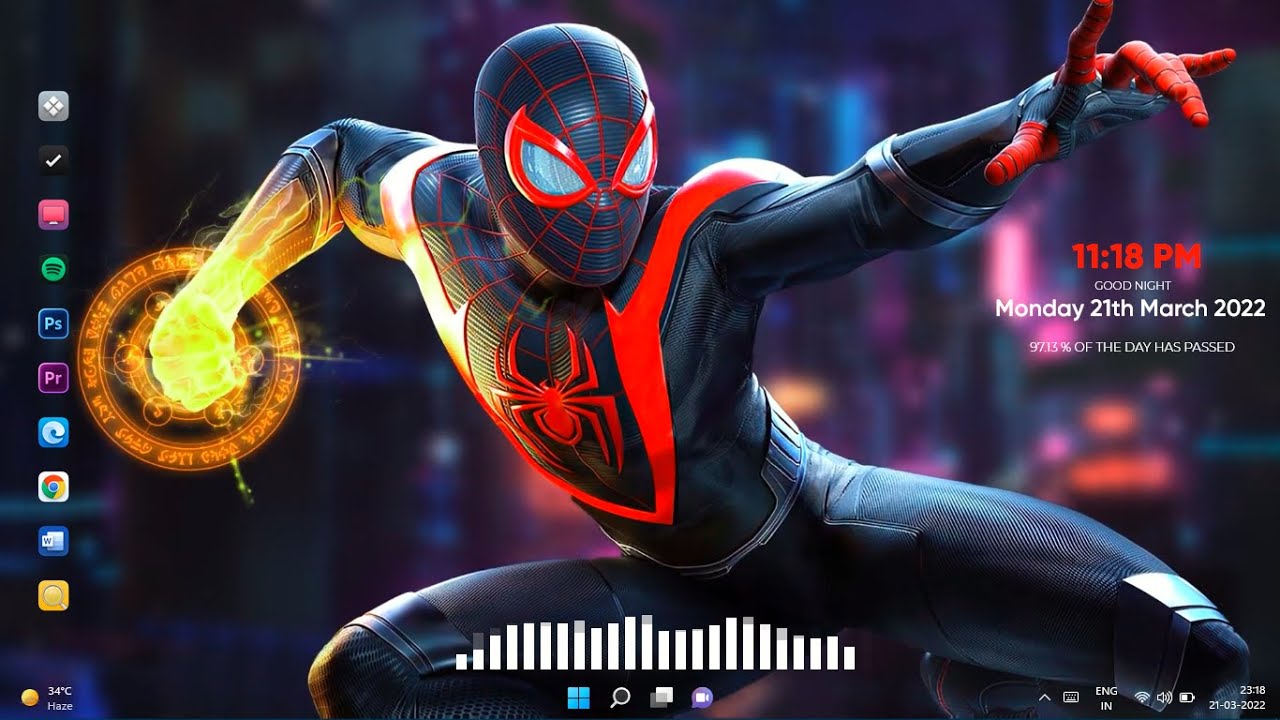 Live spider man theme | Lively wallpaper | Rainmater | Nexus dock ...
