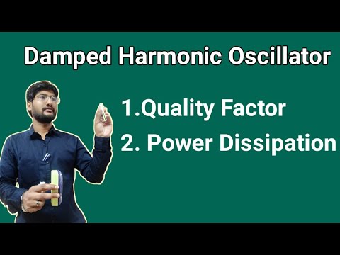 Quality factor and Power dissipation of damped harmonic oscillator ...