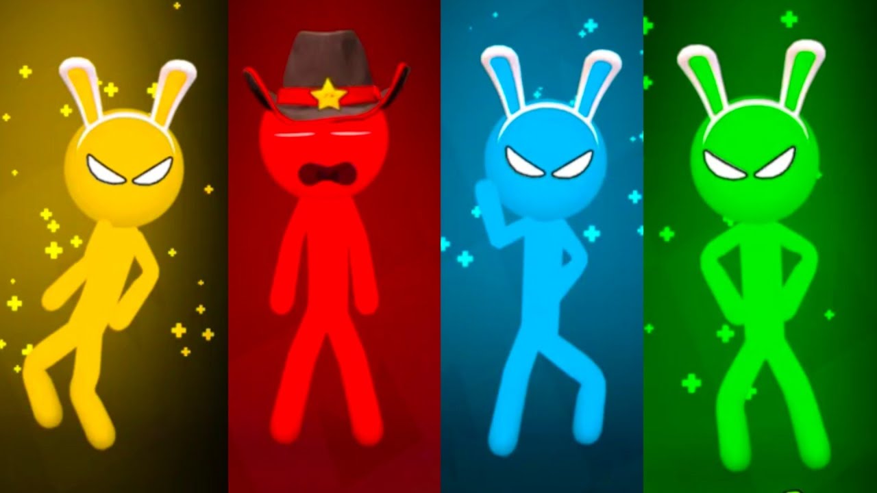 Stickman Funny Mini games - Stickman Party 1 2 3 4 Player gameplay ...
