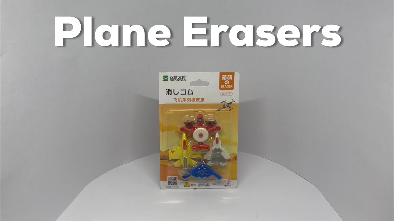 Songyea Plane Erasers - YouTube
