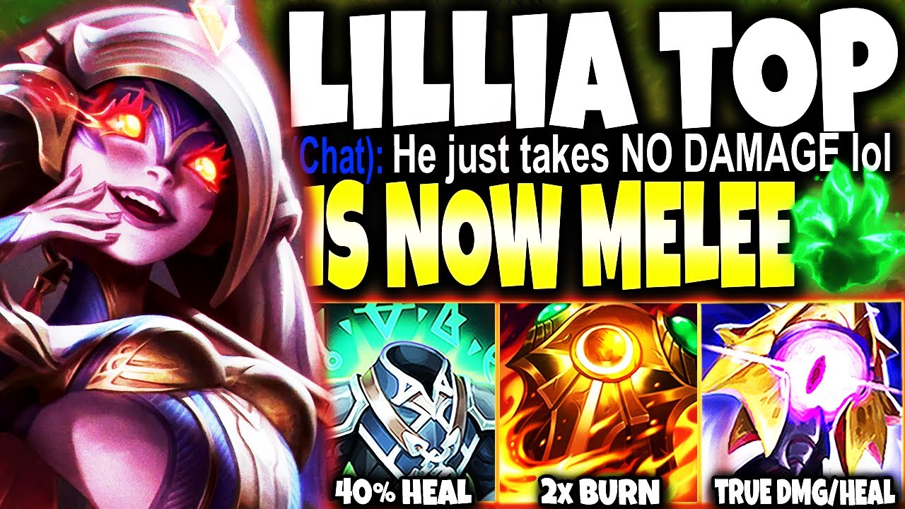 New Lillia IS MELEE and can use GRASP IMMORTAL Season 13 Build 🔥 LoL ...