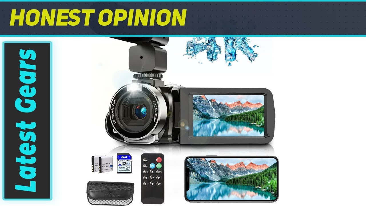 Capture Every Moment in Stunning 4K! Hojocojo Camcorder Review - YouTube