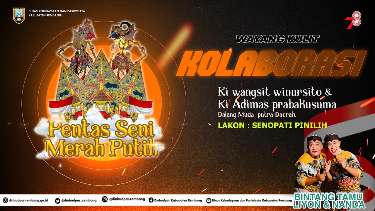 LIVE PENTAS SENI MERAH PUTIH - WAYANG KULIT KOLABORASI KI WANGSIT ...