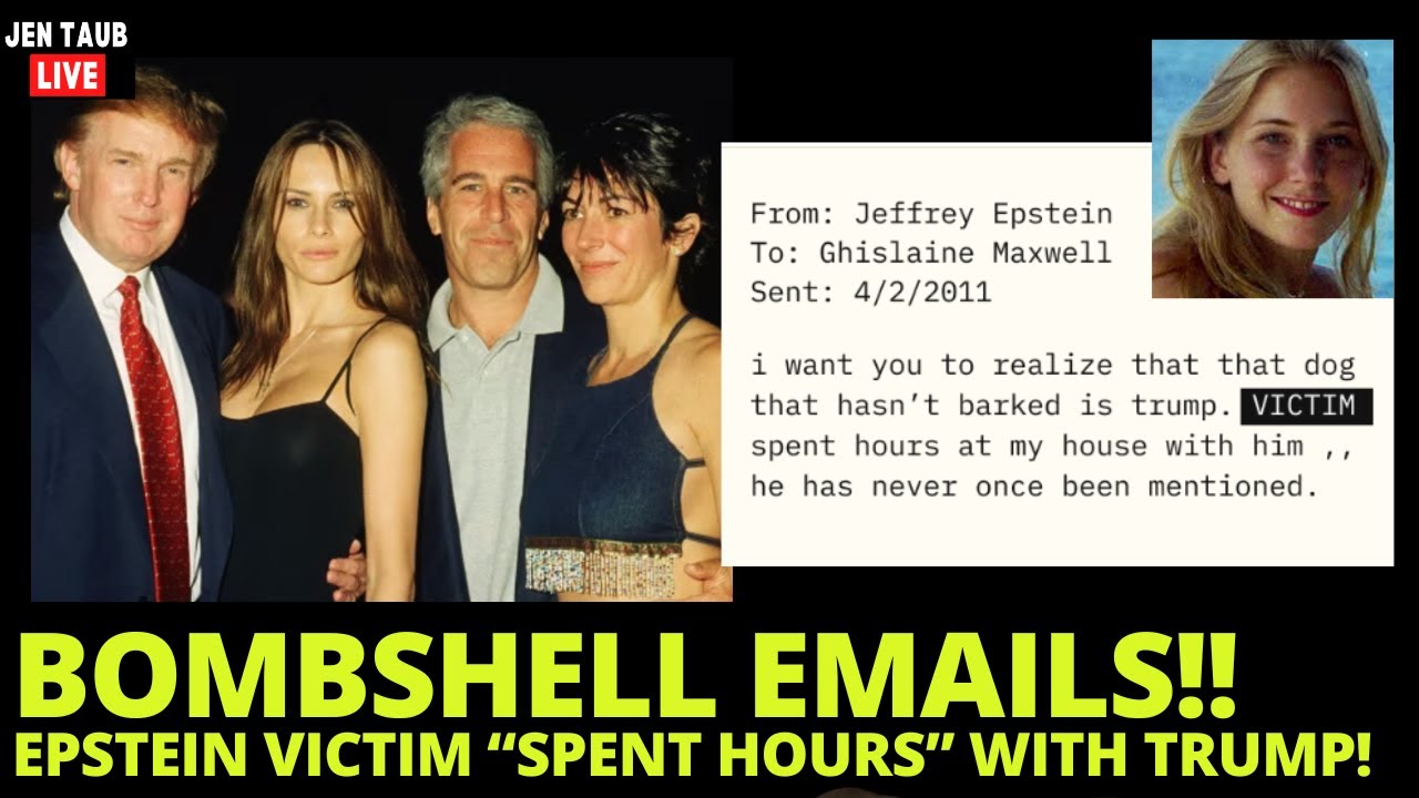 Jen Taub LIVE - BOMBSHELL EPSTEIN EMAILS! - YouTube