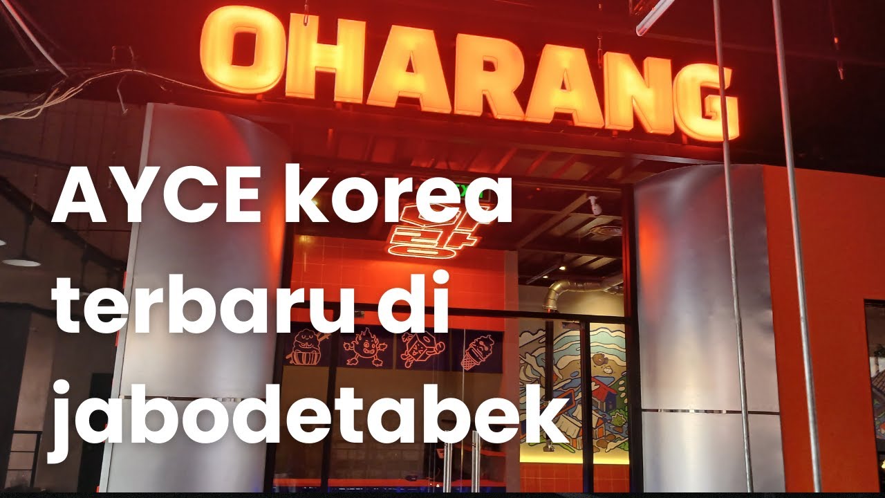 Cobain oharang All you can eat korean BBQ terbaru di jabodetabek ...