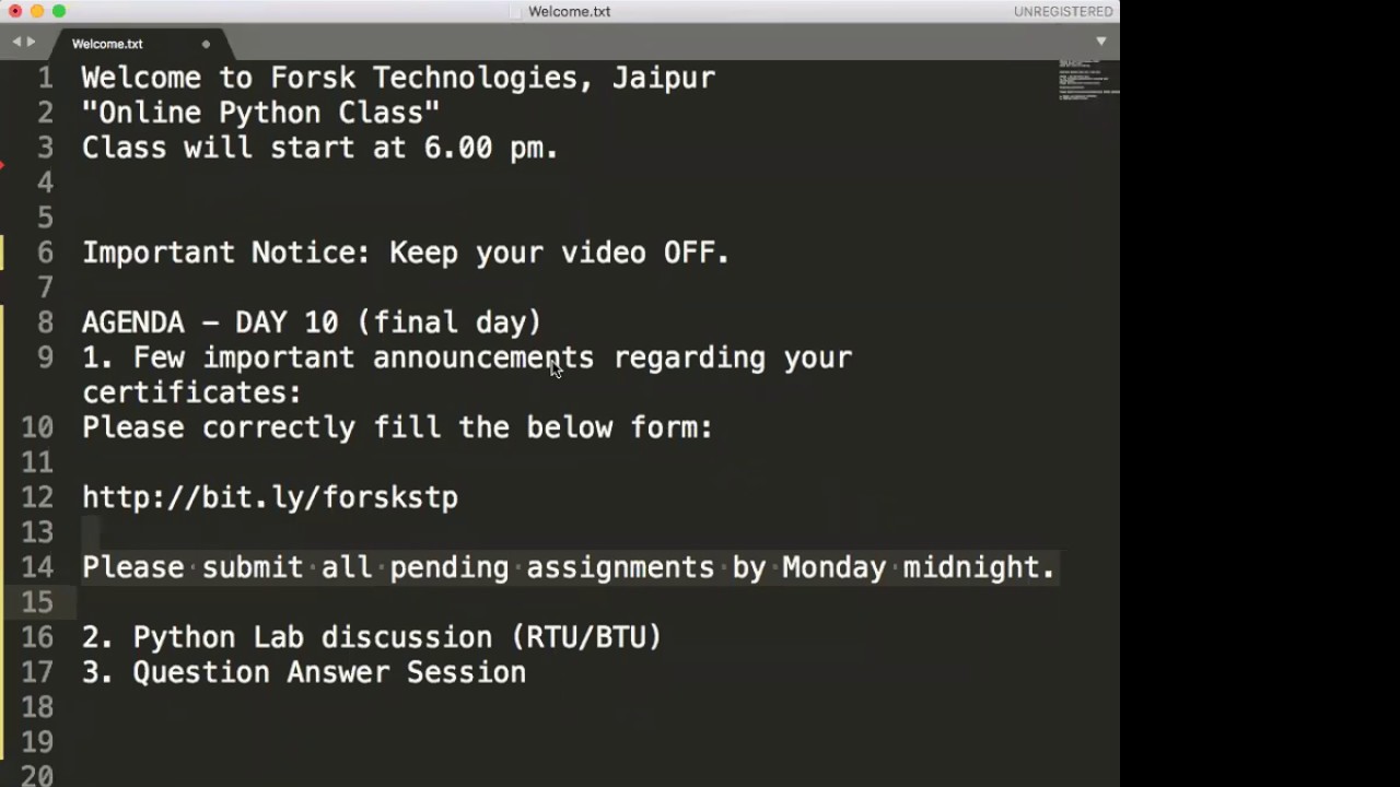 Day - 10 | Python Programming for RTU and BTU Students: Lab Discussion ...