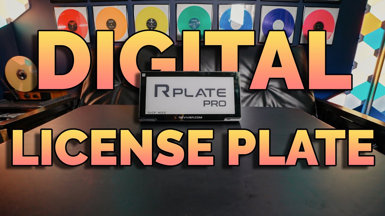 Do You Need a Digital License Plate? Try Reviver's RPlate | Car Tech ...