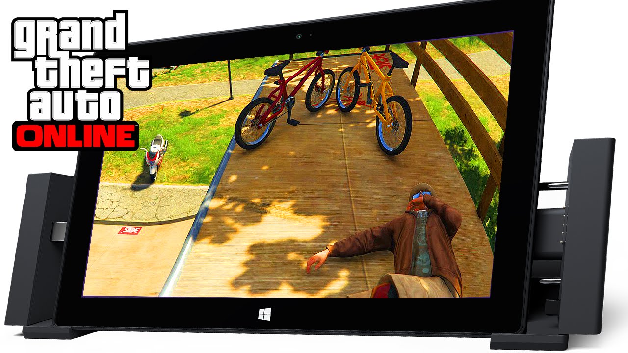 GTA 5 PC SUR TABLETTE - YouTube