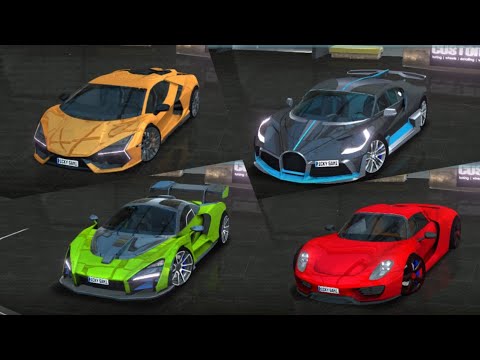 All Hypercars names in driving school sim - YouTube