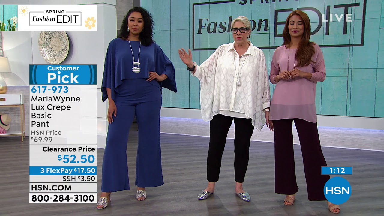 HSN | MarlaWynne Layers Fashions 04.09.2019 - 05 AM - YouTube