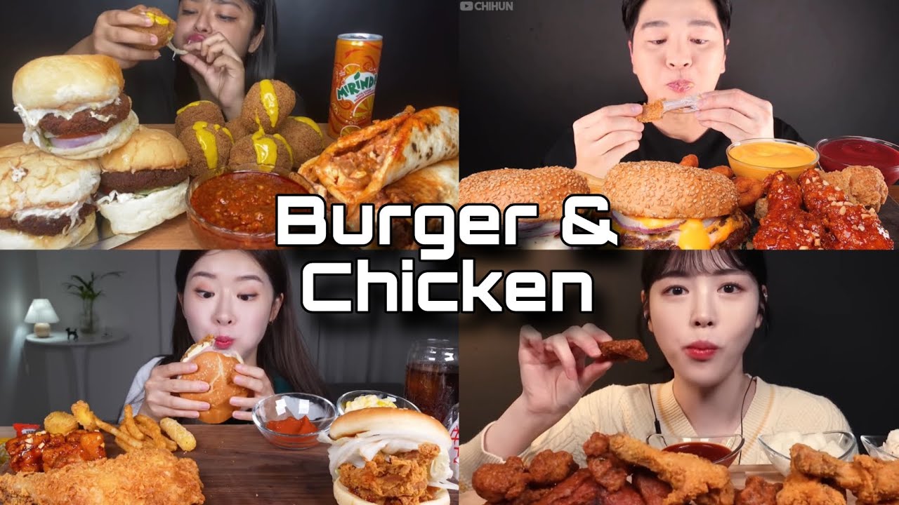 ASMR Fast Food Mukbang Compilation | Fast Food Asmr | Satisfying eating ...