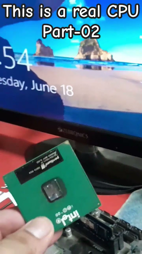 This Is A Real Cpu Part 02 Computer Computerknowledge Computereducation Computerclasses
