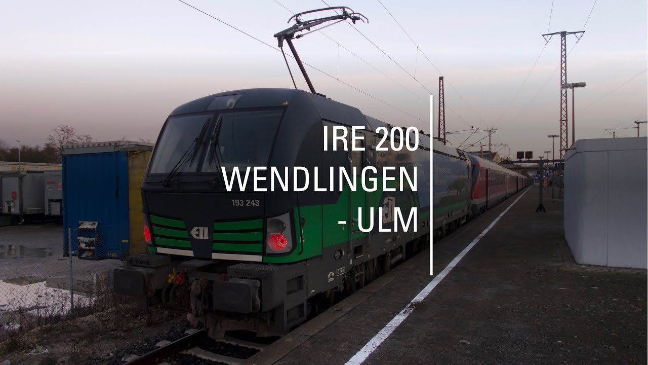Der schnellste Regionalzug Deutschlands | Mit 200 km/h nach Ulm | IRE ...
