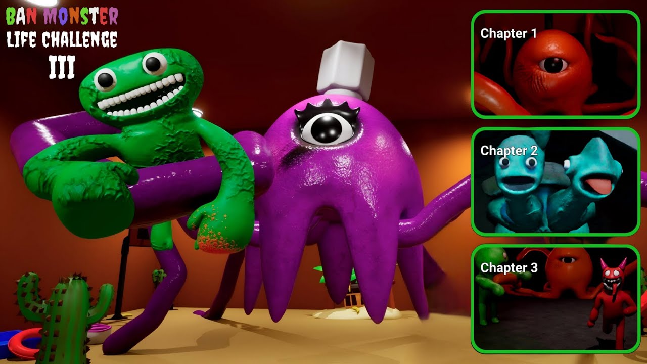 Ban Monster Life Challenge 3 - Gameplay Walkthrough Part 18 - Chapters ...