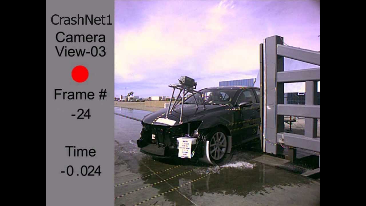 Lexus IS / IS250 / IS350 | 2013 | Pole Crash Test | NHTSA | CrashNet1 ...