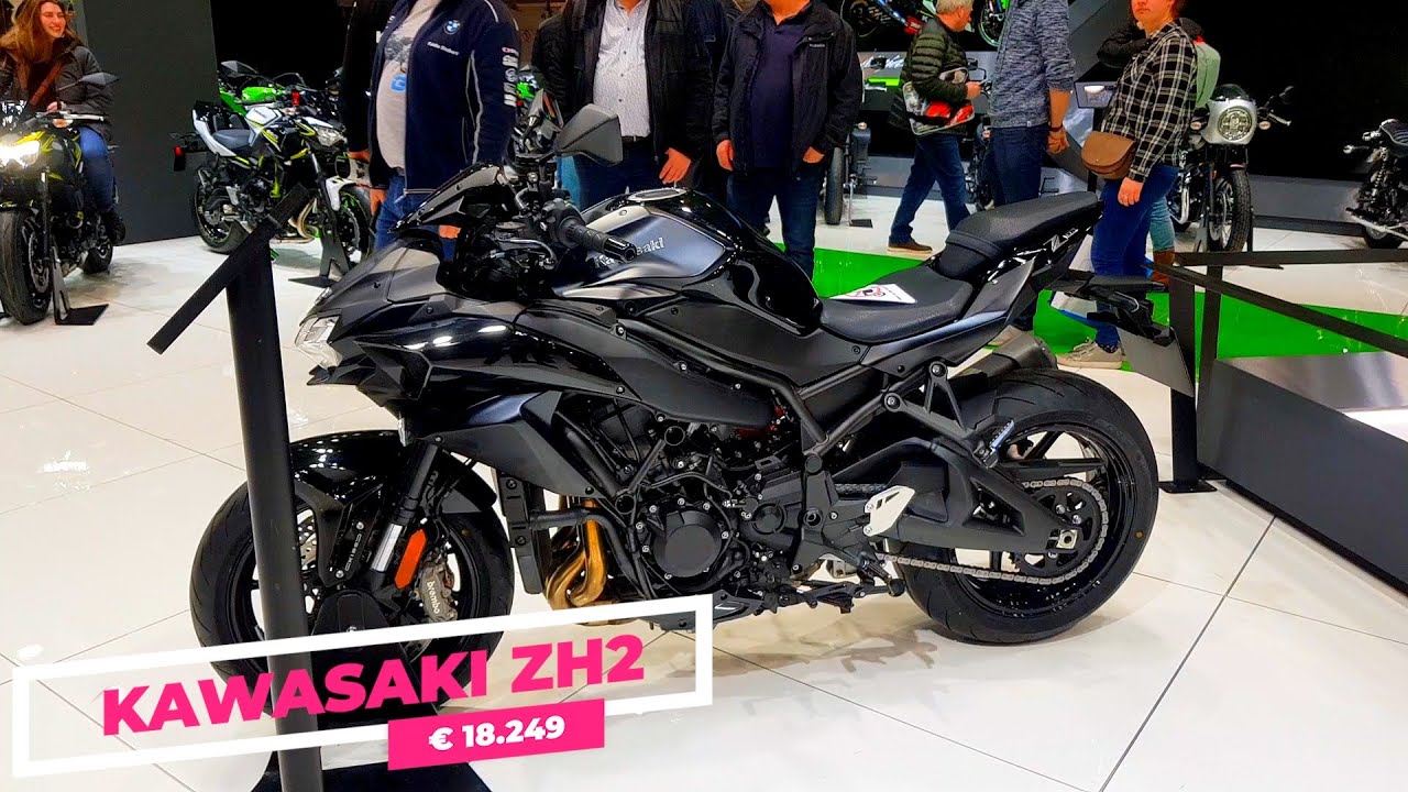 New amazing Kawasaki ZH2 Walkaround / Naked Sportbike / Motorcycle ...