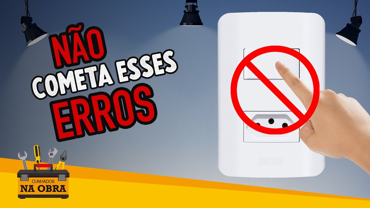 Principais ERROS na Instalação de Interruptor com Tomada - YouTube
