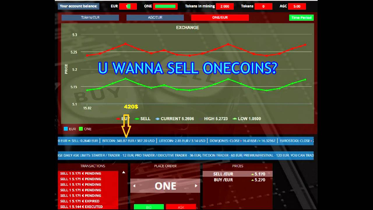 ONECOIN SCAM - SELLING ONECOINS? - YouTube