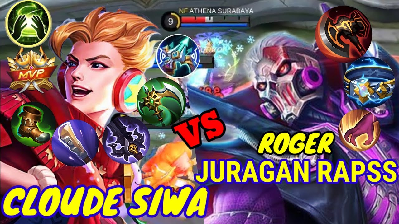 CLOUDE SIWA VS ROGER JURAGAN RAPS - MOBILE LEGENDS ID S 13 # ...