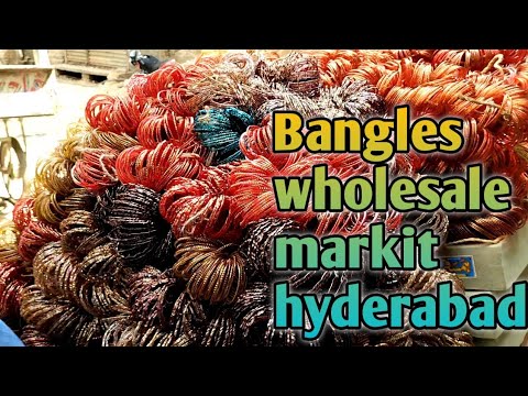 Bangles Wholesale Markit Hyderabad Pakistan || Kanch ki churi markit ...