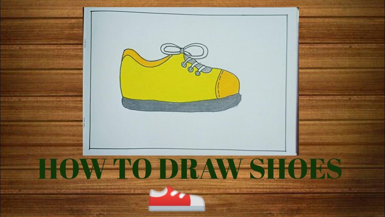 How To Draw a Shoe 👟 - YouTube
