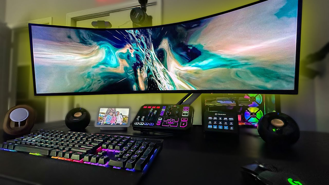 VESA Mounting Samsung Odyssey G9 | Mount-It! Heavy-Duty Arm Review ...