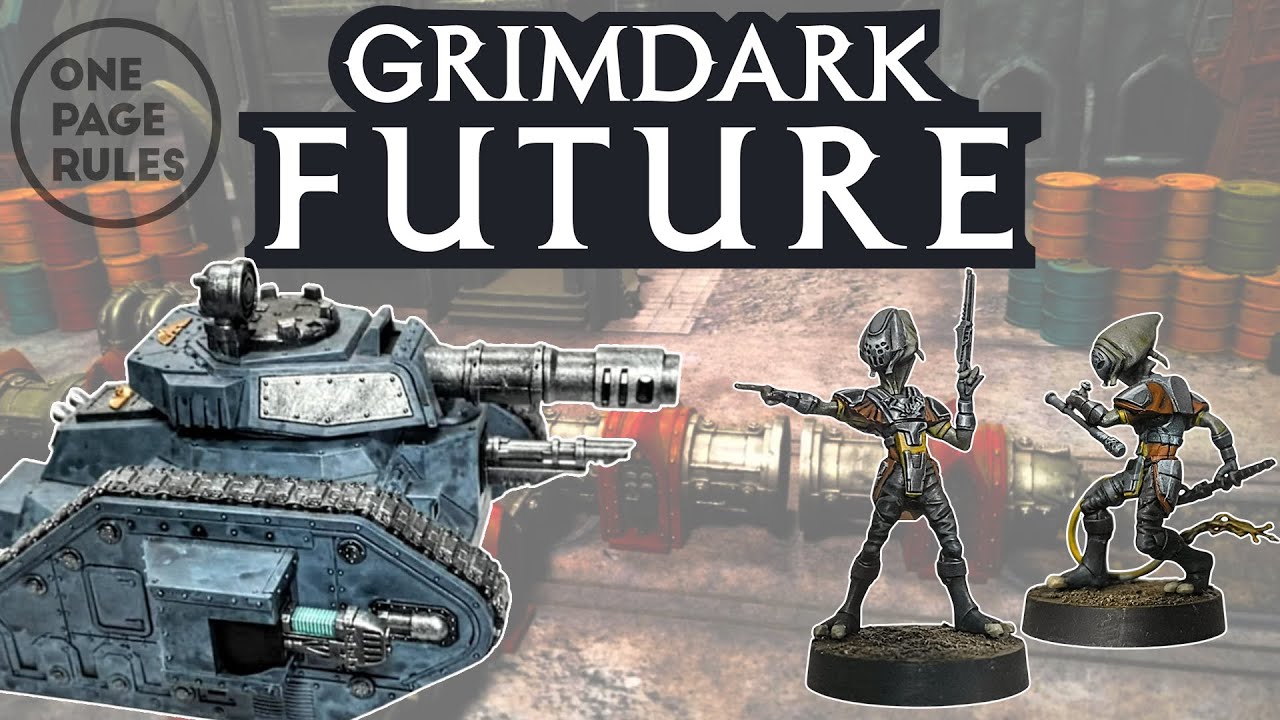 One Page Rules: Grimdark Future [Battle Report] 2000 points - YouTube