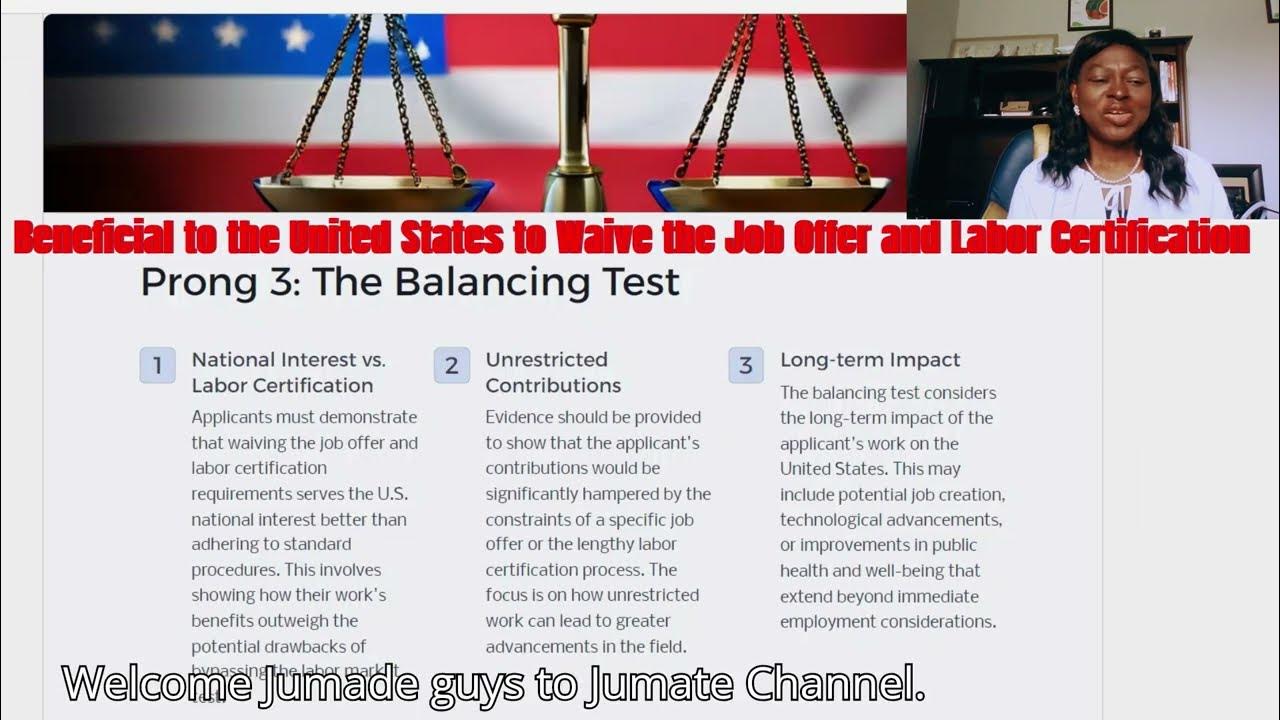 Prong 3 EB2 NIW - YouTube