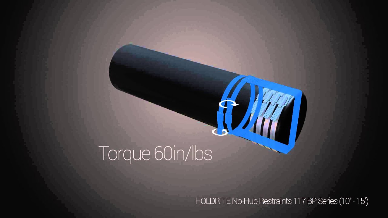 HOLDRITE 117 Series No-Hub Fitting Restraint - Blind Plug Restraint 2 ...