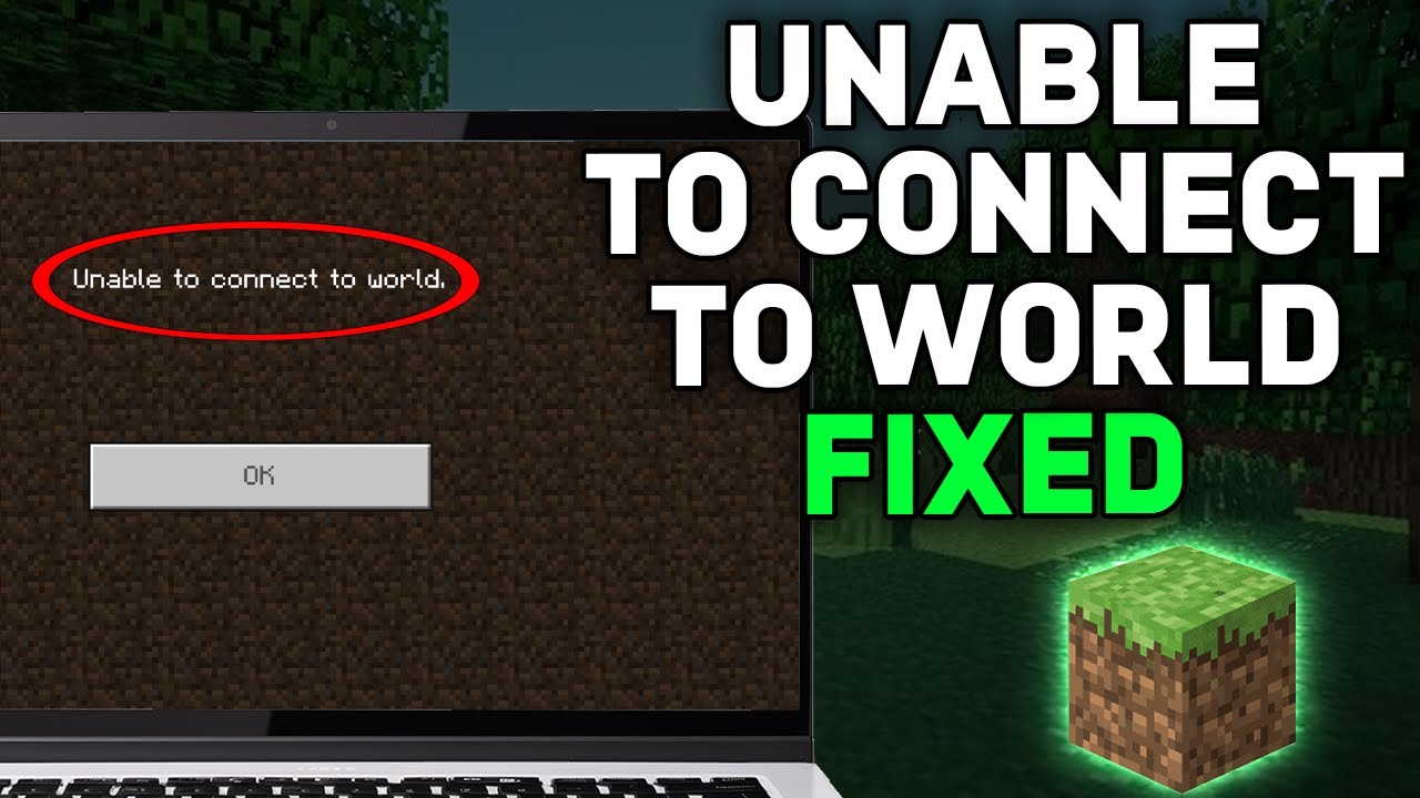How To Solve Unable To Connect To World In Minecraft Pe 1 - YouTube