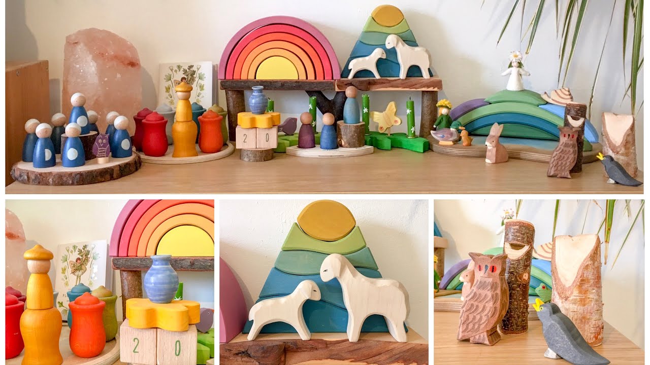 Waldorf Inspired Spring Display - YouTube