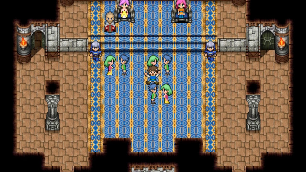 Final Fantasy V - 104 Castle Tycoon - welcome back Party - YouTube