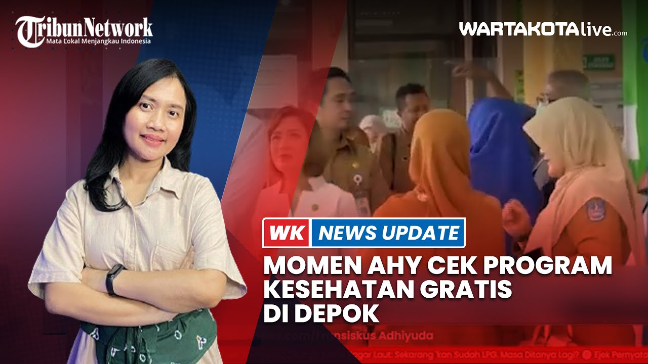 Momen AHY Cek Program Kesehatan Gratis di Depok - YouTube