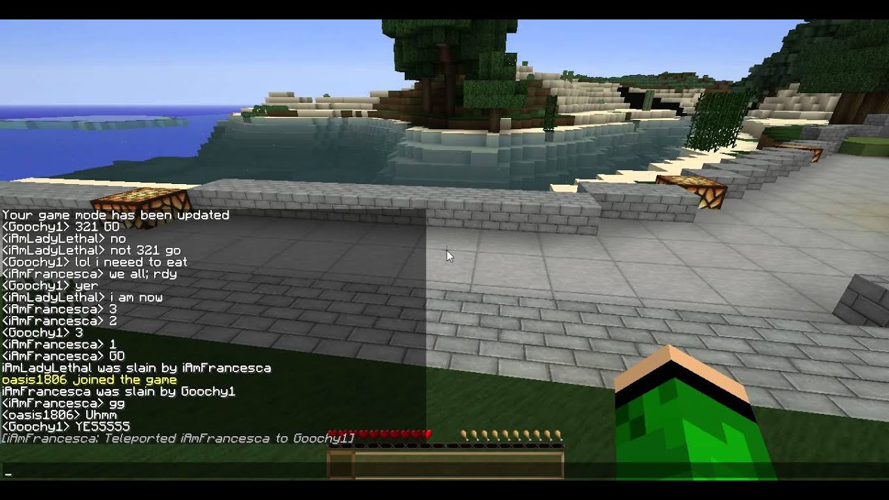 Minecraft: Derp Craft: Wood Sword Fight - YouTube