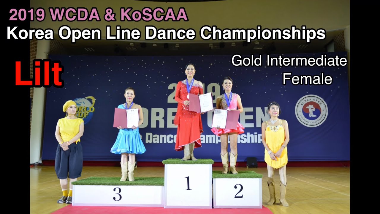 WCDF 2019 Korea Open Line Dance Championships Intermediate Gold Female ...