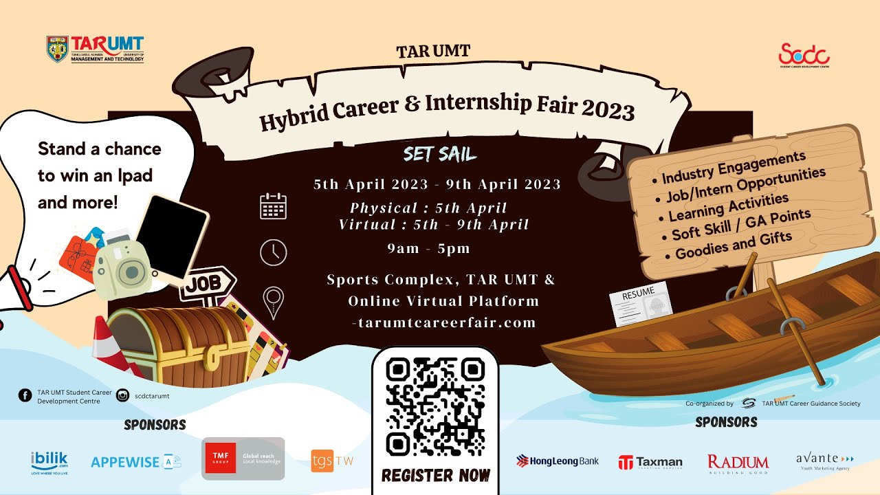 TAR UMT Hybrid Career and Internship Fair 2023 Launching - YouTube