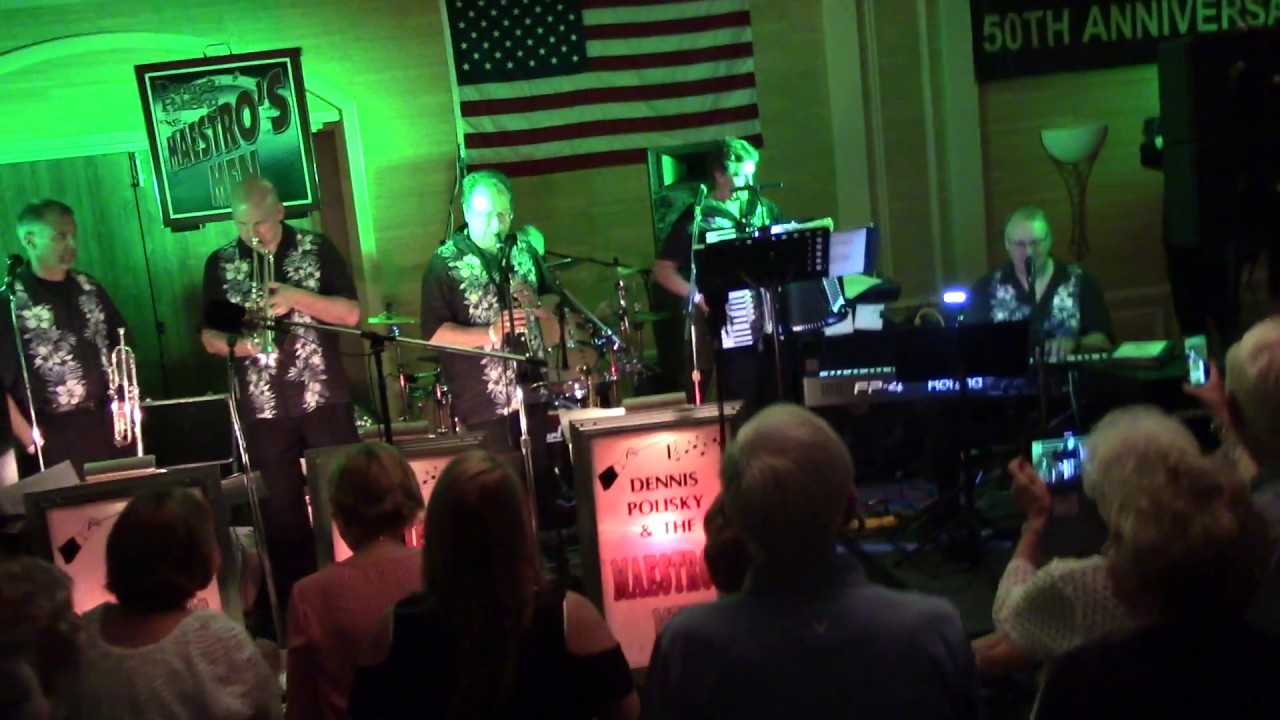 USPA 2018 Dennis Polisky & the Maestros Men Jolly Caballero Polka - YouTube