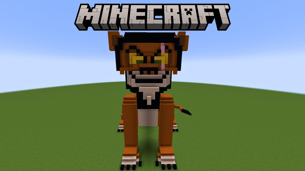 How To Build Scar From The lion King In Minecraft - YouTube