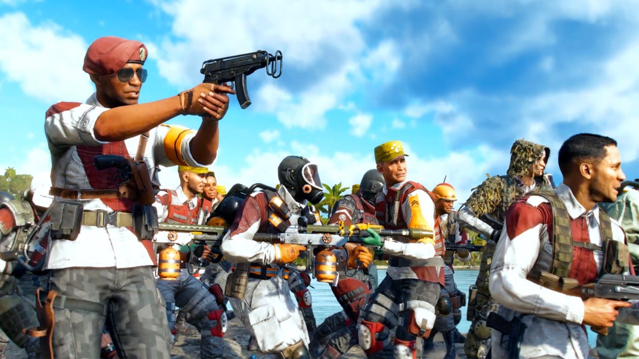 Castillo's Army attacks Libertad Outpost! - Far Cry 6 AI War - YouTube
