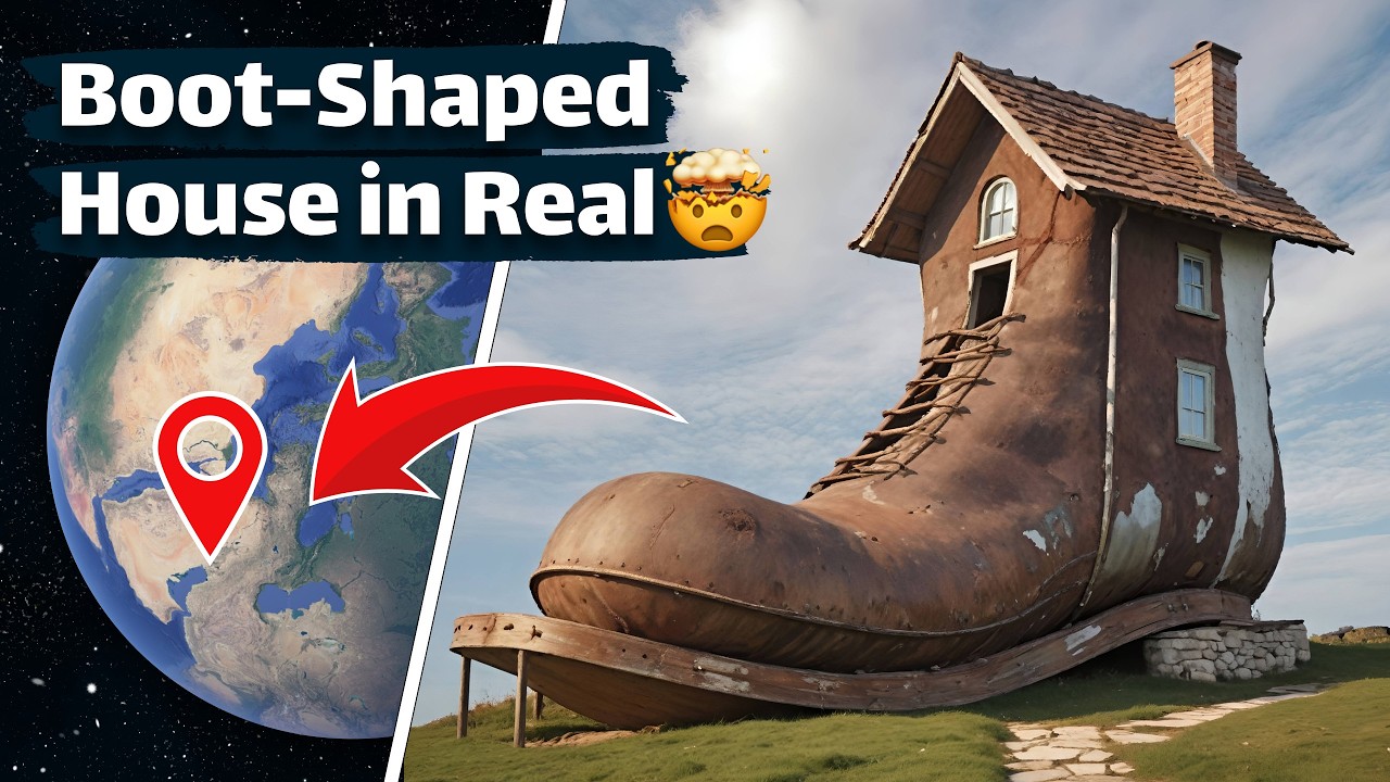 Real Boot-Shaped House 🏠 on Google Earth 🌍 and Google Maps #googleearth ...